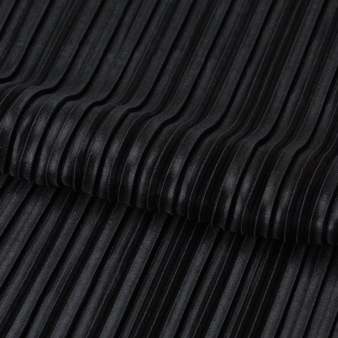 Titanium Pleated Polyester Fabric | Blue Moon Fabrics