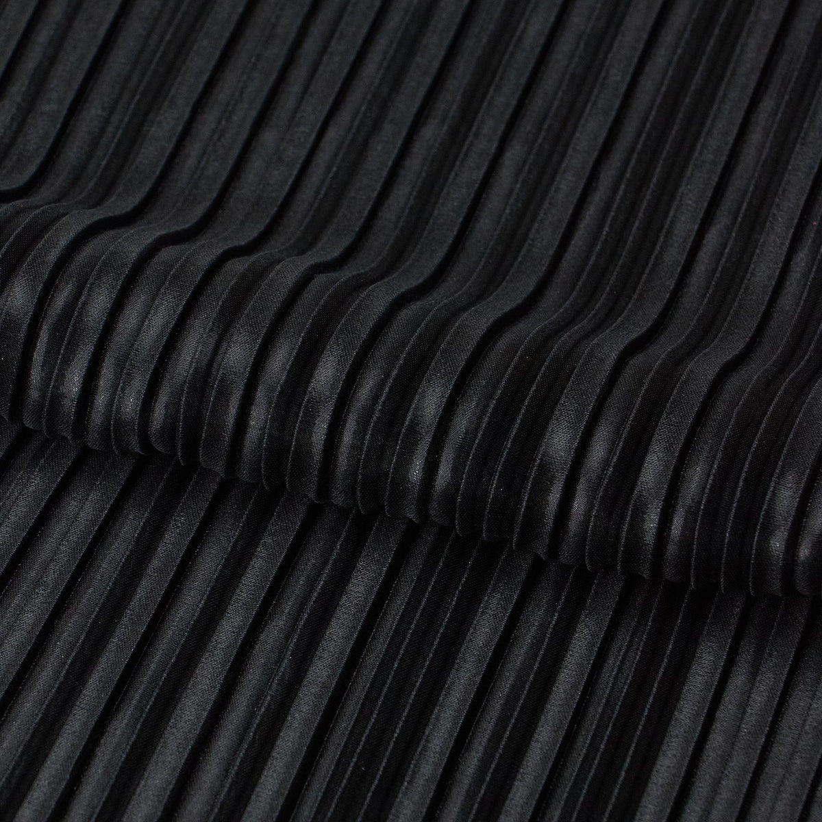Titanium Pleated Polyester Fabric | Blue Moon Fabrics
