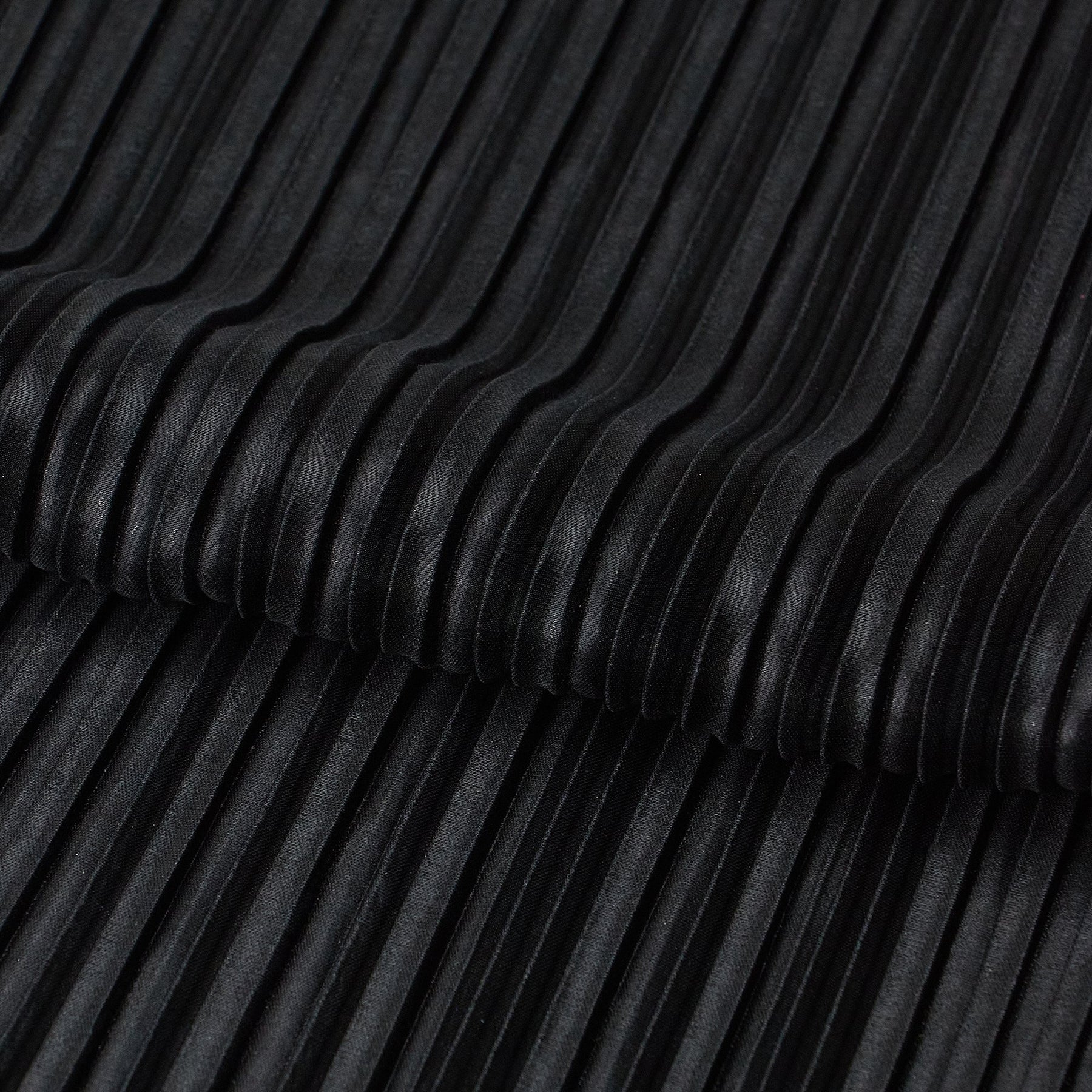 Titanium Pleated Polyester Fabric | Blue Moon Fabrics