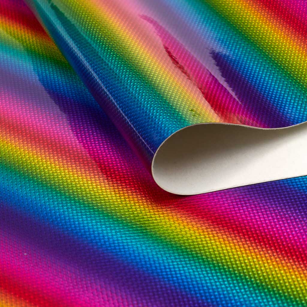 Harmony Holographic Rainbow Vinyl | Blue Moon Fabrics