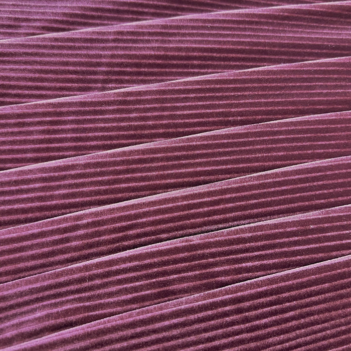 Ribbed Velvet Spandex Fabric | Blue Moon Fabrics