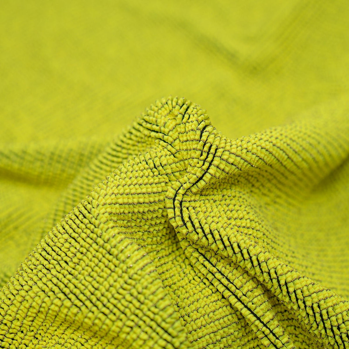 Ritzy Crinkle Nylon Polyester Spandex with Metallic Fabric | Blue Moon